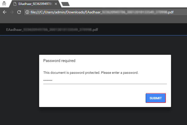 Free Aadhaar Card Password Remover to Unlock Aadhar PDF File ...
