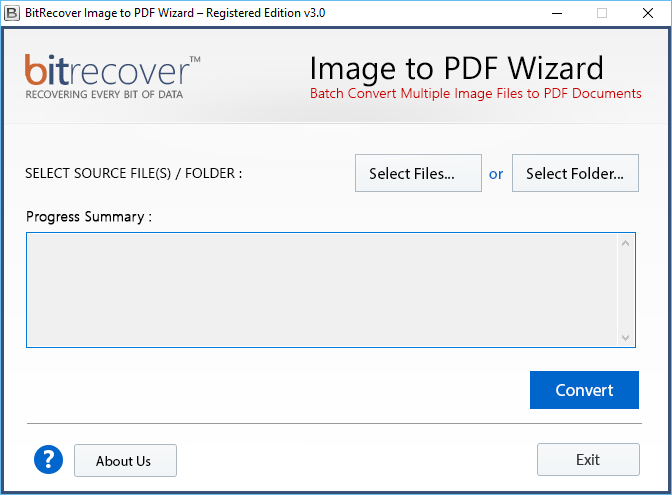 Convert BMP to PDF — Batch Convert Bitmap to PDF Documents - BitRecover