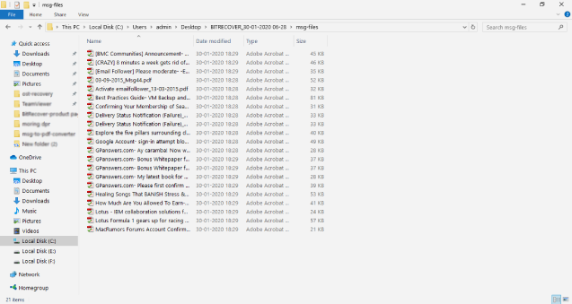 MSG to PDF Converter – Change *.msg into PDF with attachments