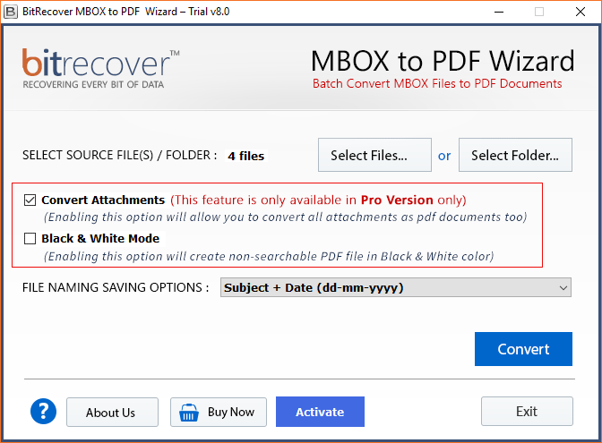 MBOX to PDF Converter - Batch Convert MBOX Emails & Attachments to PDF ...