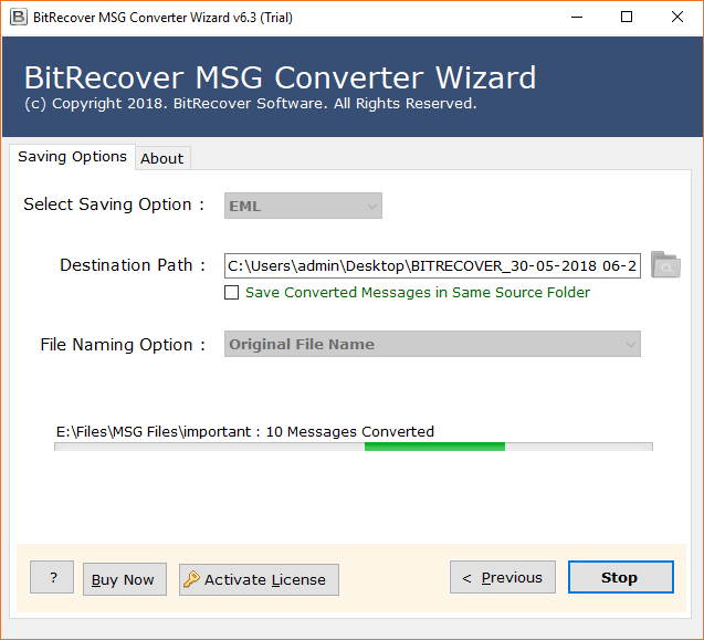 MSG to EML Converter to Import MSG Files into Windows Live Mail & Apple Mail – BitRecover™